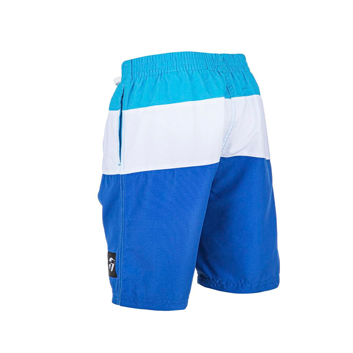 BERMUDA TOPPER PLAYA BASICA AZ/BCO/CLT NIÑO