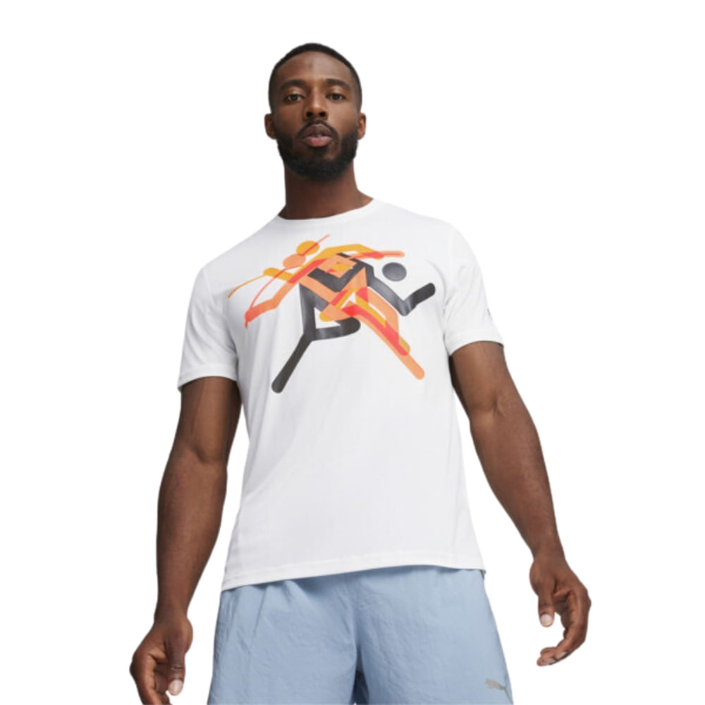 REMERA PUMA RUN FASTER ICONS RUNNING - PACO GARCIA